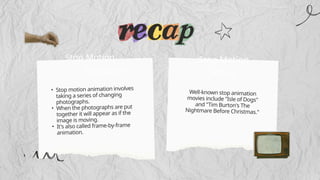 Stop Motion Animation Education Presentation in Grey White Collage ...