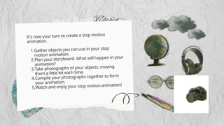 Stop Motion Animation Education Presentation in Grey White Collage ...