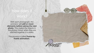 Stop Motion Animation Education Presentation in Grey White Collage ...