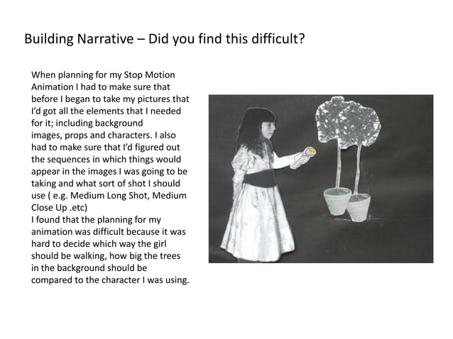 Stop Motion Animation Evaluation | PPT