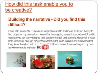 Stop motion animation evaluation | PPT