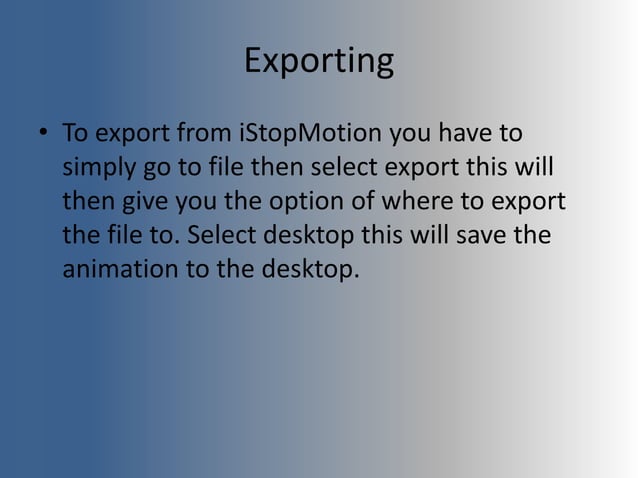 Stop motion animation guide | PPT