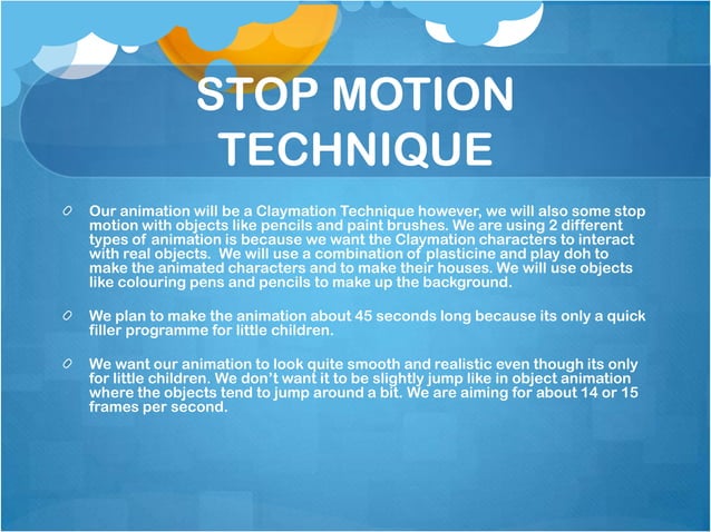 Stop motion animation presentation 1 | PPTX | Computer Animation | Computer Software and ...