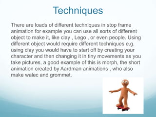 Stop motion animation presentation | PPT