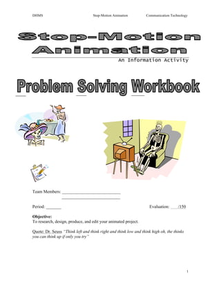 Stop motion animation psw | PDF | Computer Animation | Computer ...