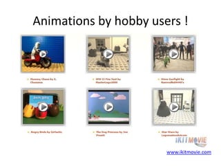 Stop motion animation with ikitmovie | PPTX | Computer Animation ...