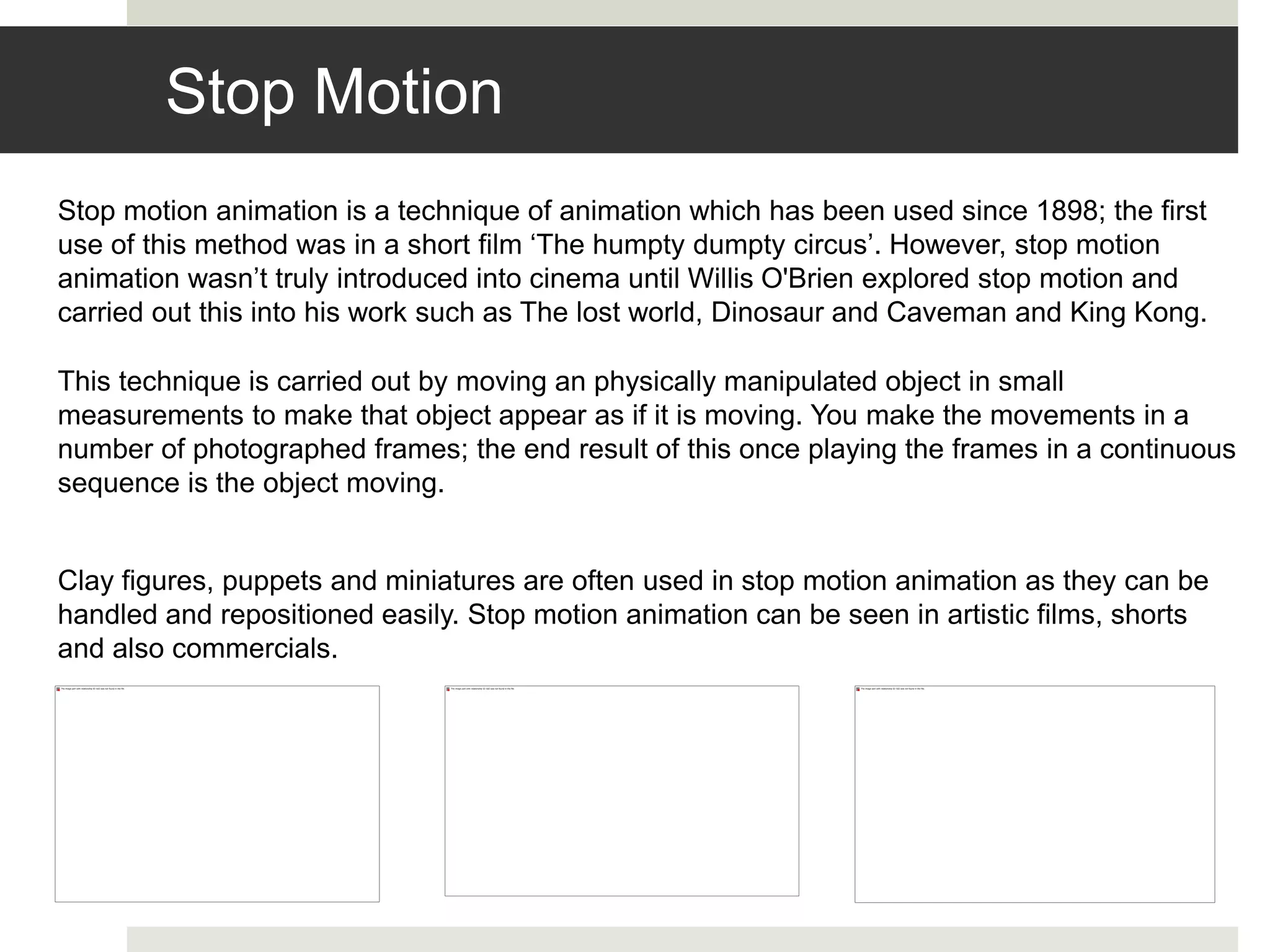 Stop motion powerpoint | PPTX