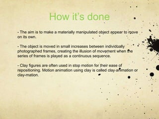 Stopmotion presentation | PPTX