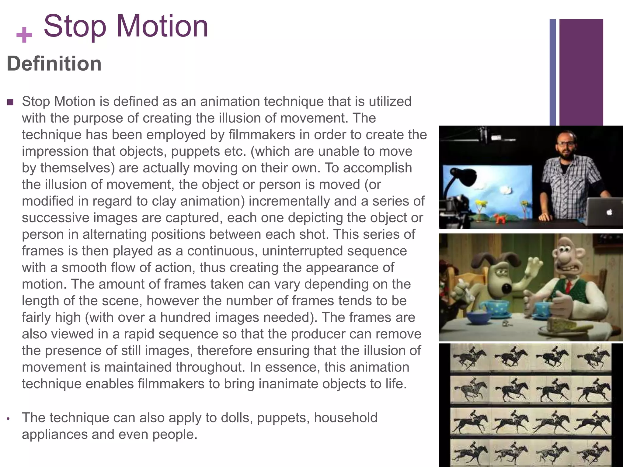 Stop motion production | PPT
