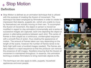 Stop motion production | PPT