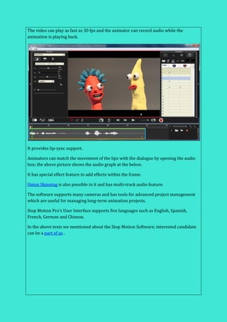 COOL STOP MOTION SOFTWARE | PDF | Computer Animation | Computer ...