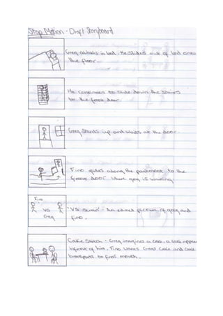 Stop motion storyboard draft | PDF