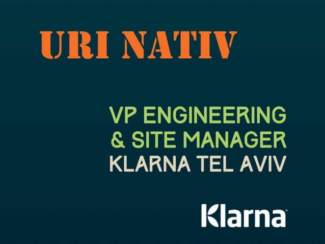 Stop Optimizing Start Simplifying | PPT