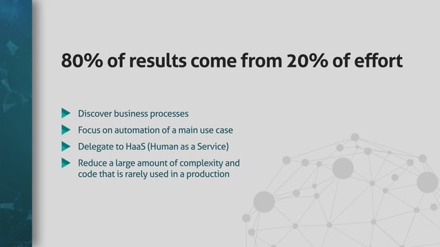 Stop overengineering, build needful stuff | PPT