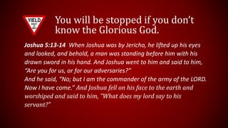 Unstoppable God... Stoppable You | PPTX