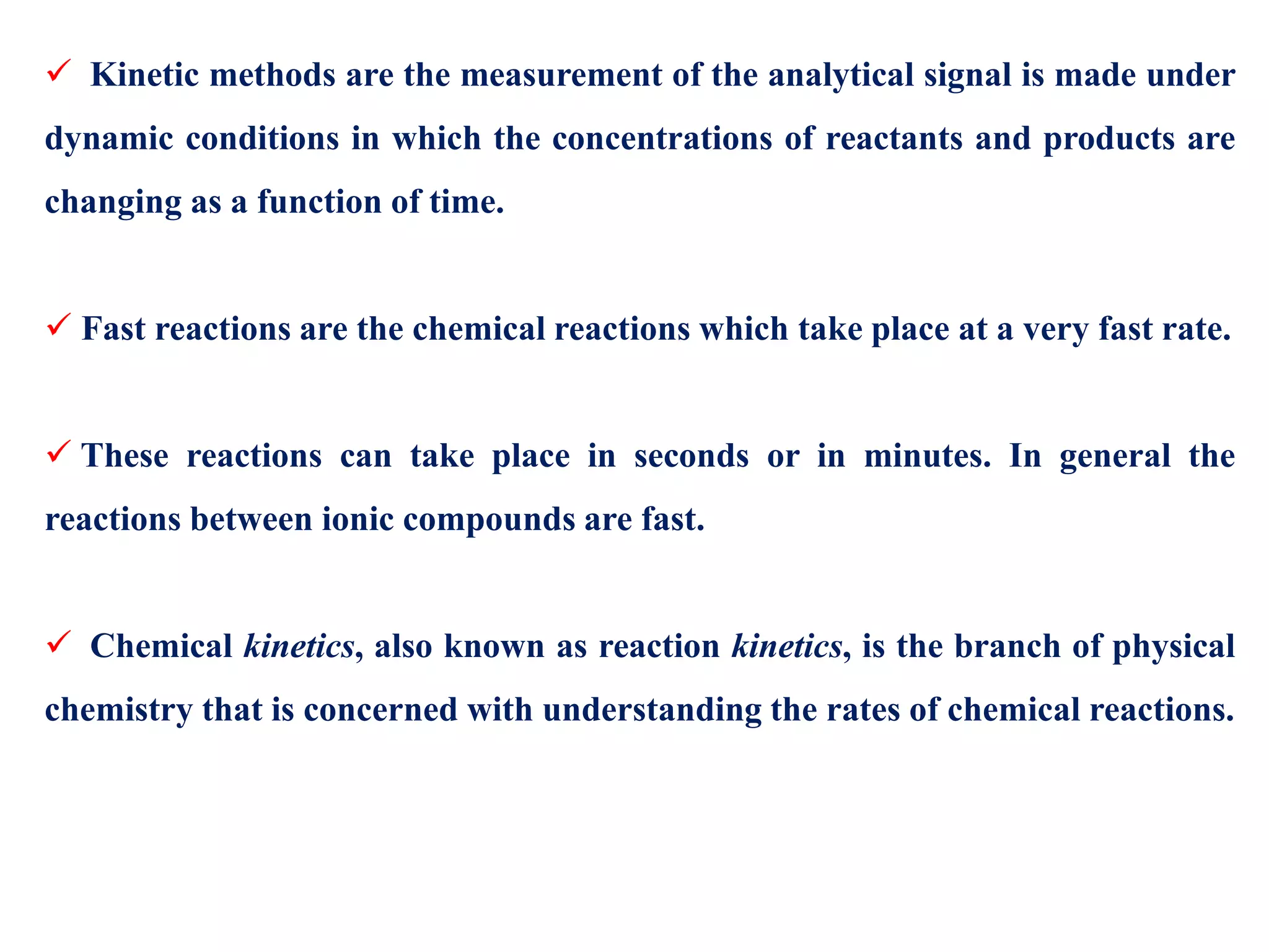 Determining the rate of a chemical reaction(Stopped-flow techniques) | PPTX