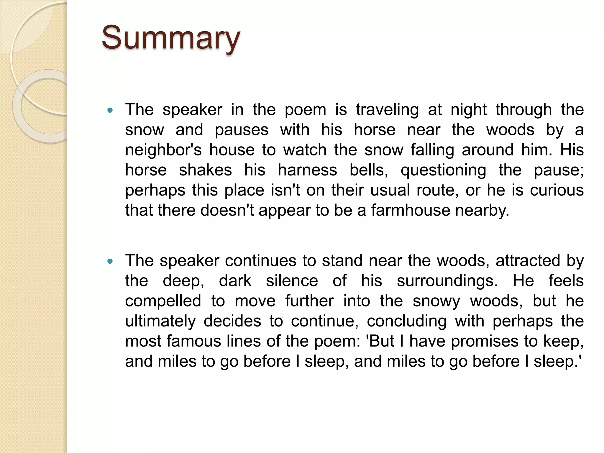 stopping_by_woods_on_a_snowy_evening.pptx | Outdoor Attractions ...