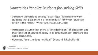 Stopping Plagiarism Before it Starts Through Enculturation | PPT