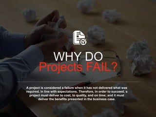 Why Projects Fail + Four Steps to Succeed | PPT