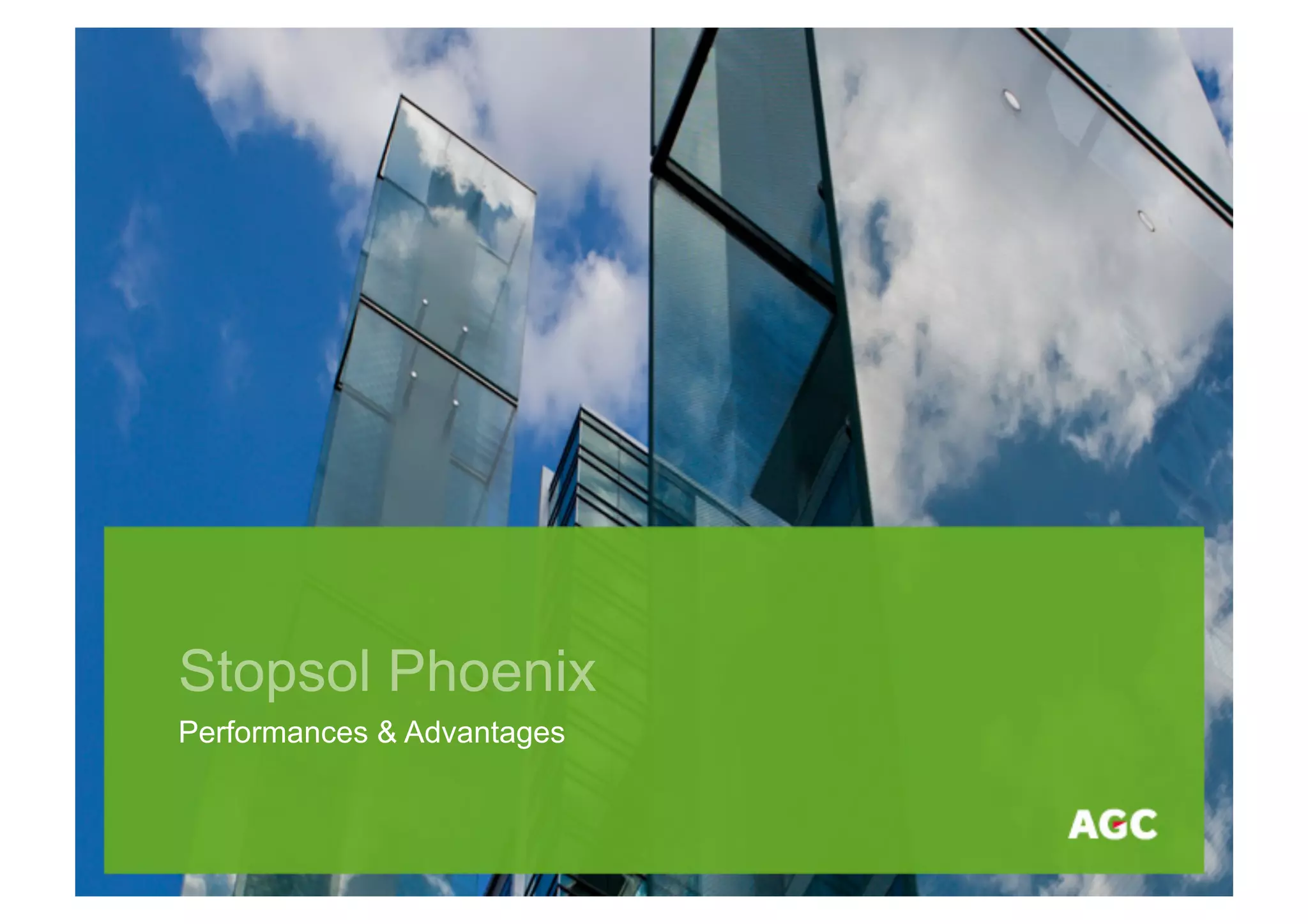 Stopray Neo presentation by AGC Glass Europe EN | PPT