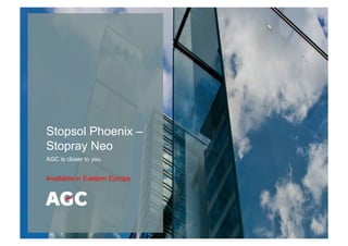 Stopray Neo presentation by AGC Glass Europe EN | PDF