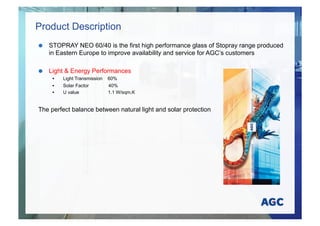 Stopray Neo presentation by AGC Glass Europe EN | PDF