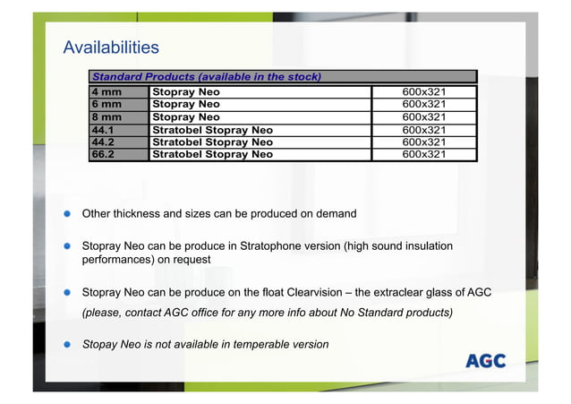 Stopray Neo presentation by AGC Glass Europe EN | PDF