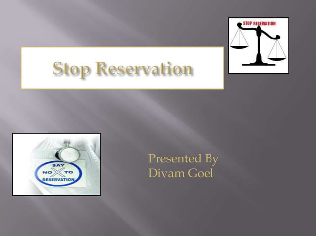 Stop reservation | PPTX