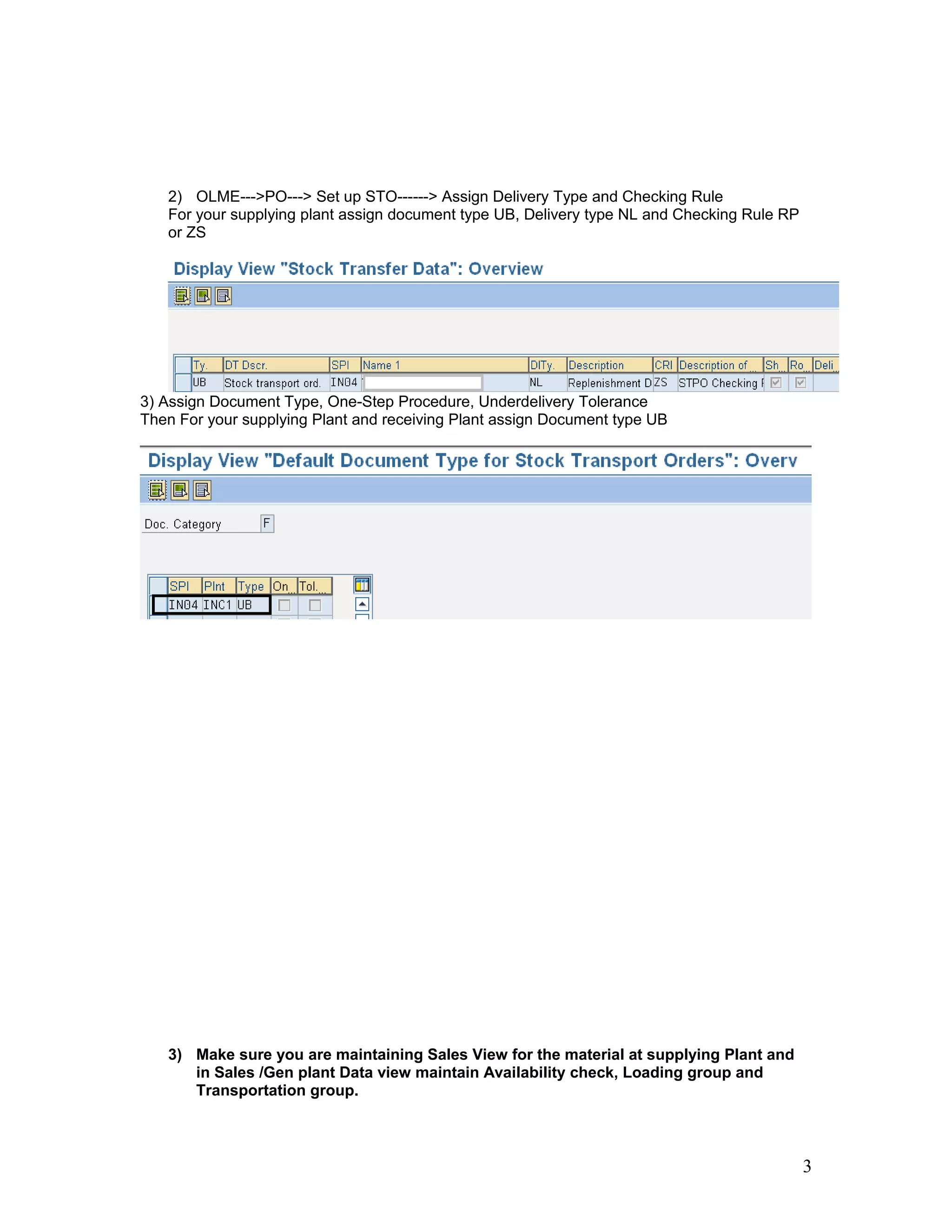 STO process with config 4th method | DOC