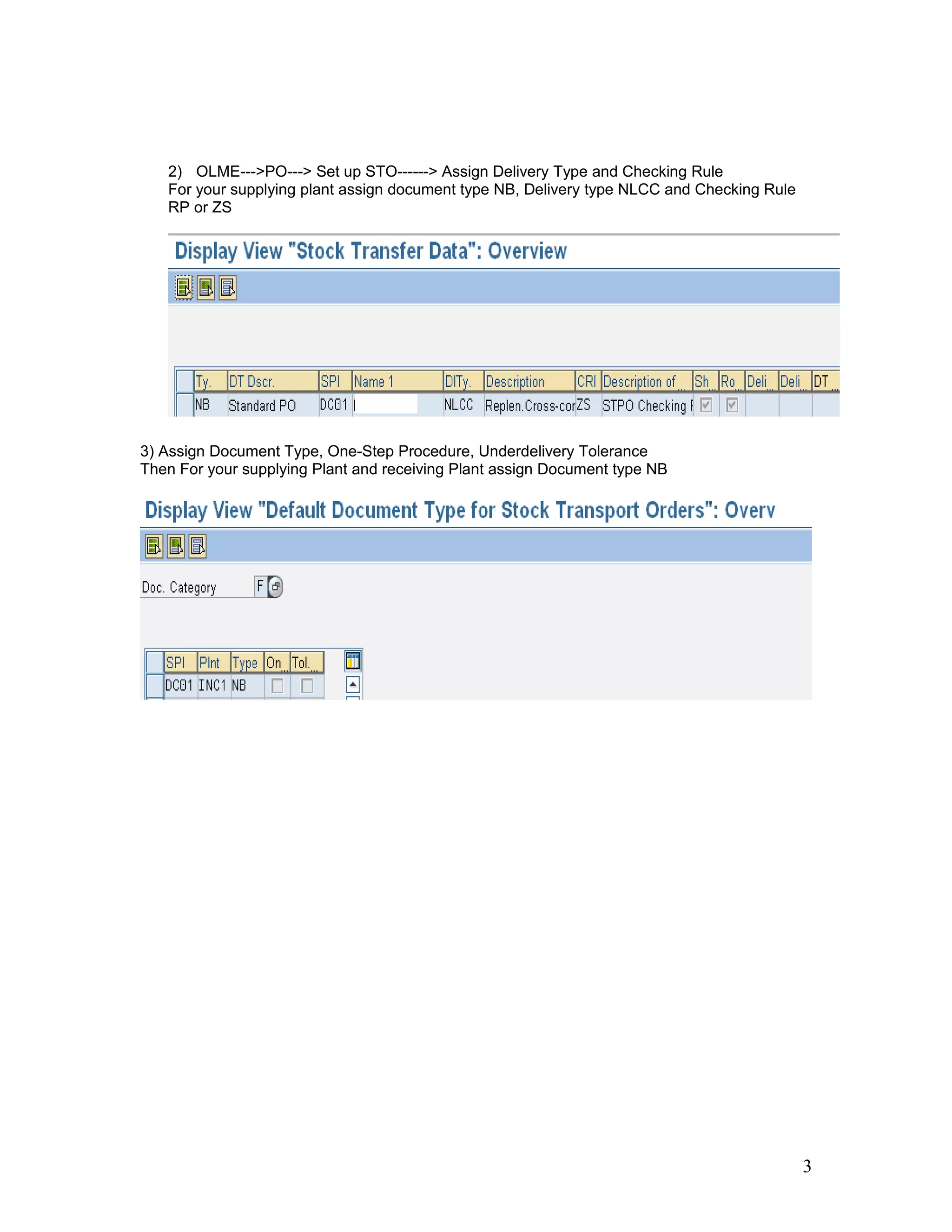 STO process with config 5th method | DOC | Logistics | Business