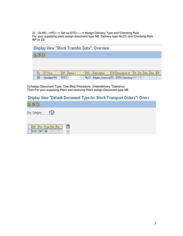 STO process with config 5th method | DOC | Logistics | Business