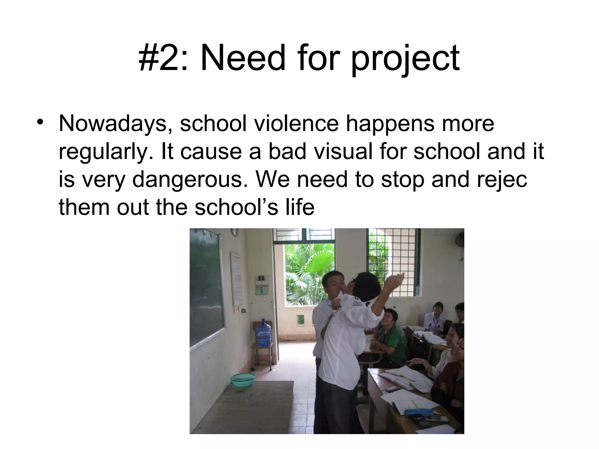 Stop school violence | PPT | Education