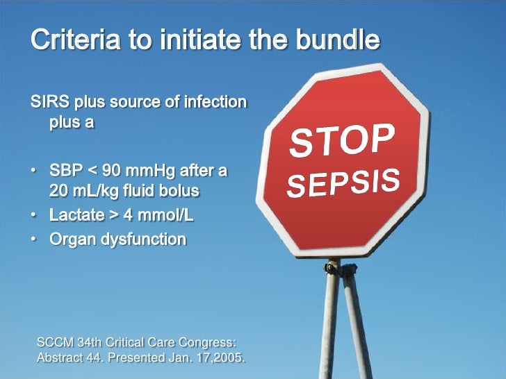The STOP Sepsis Bundle