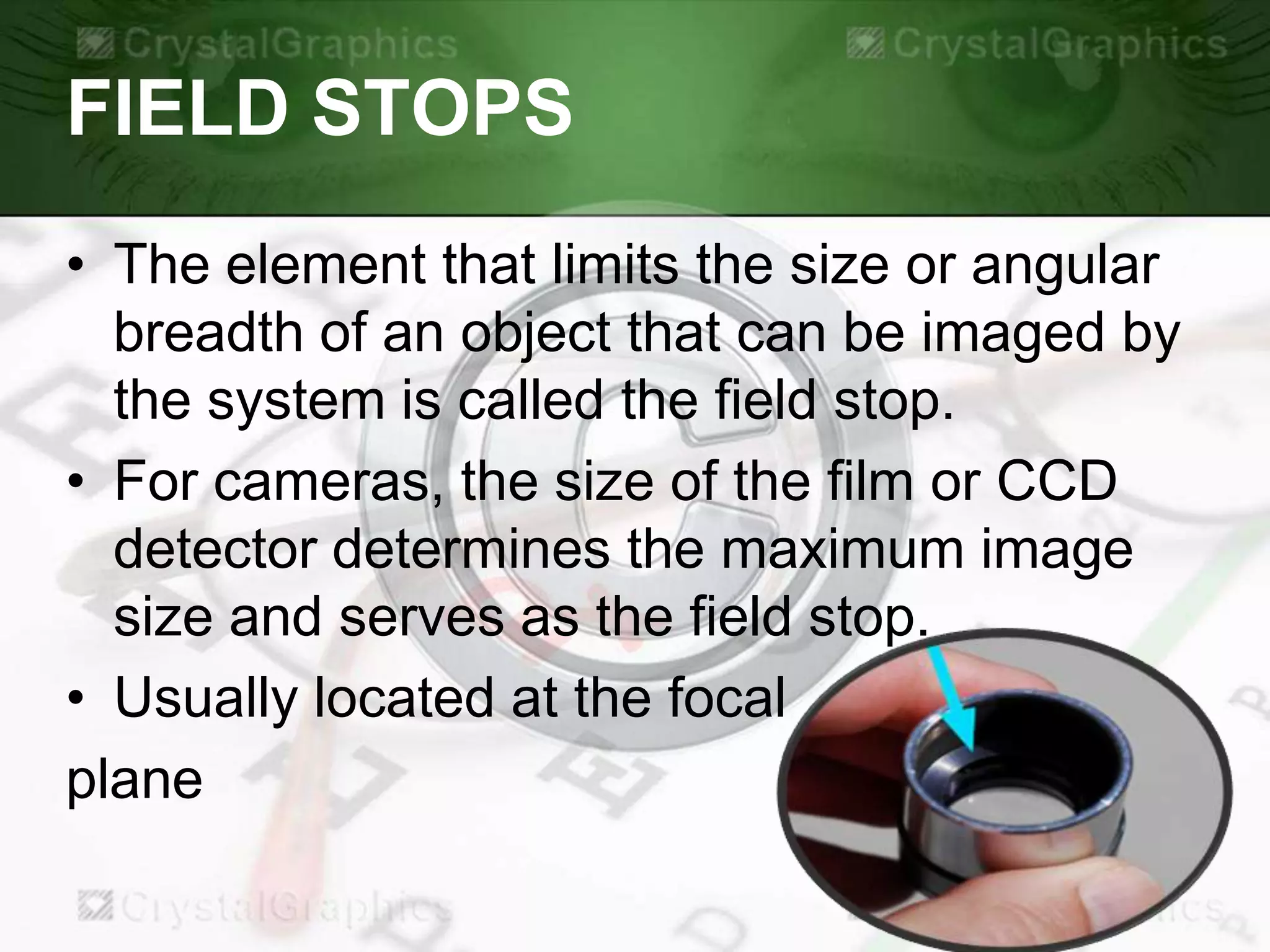 Stops pupils and ports | PPTX