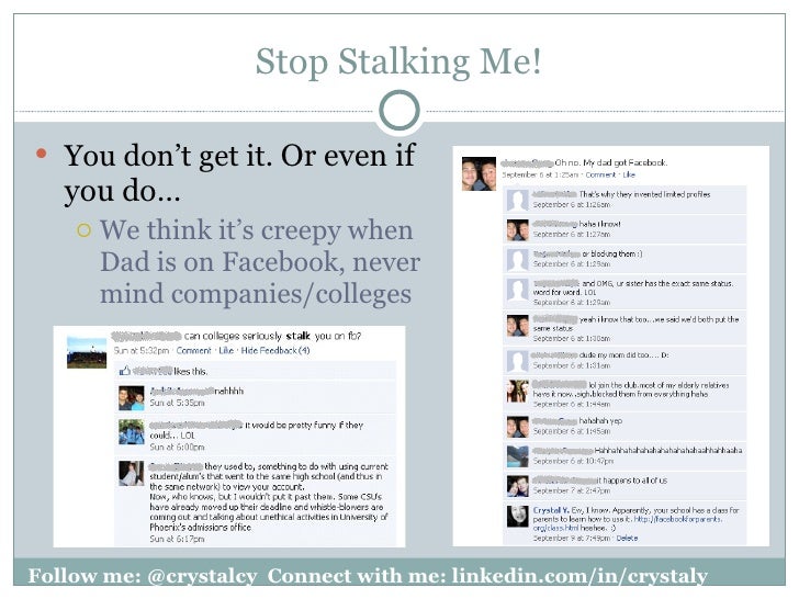 Stop Stalking Me! How To Engage Youth Via Social Media and Beyond