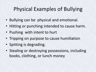 Stop the bullying | PPT