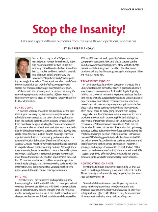 Stop the insanity | PDF