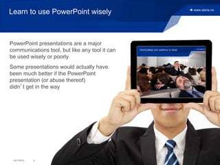 Stop the powerpoint abuse | PPT