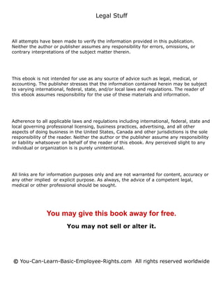 Stop The Workplace Bully!! | PDF