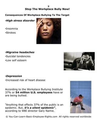 Stop The Workplace Bully!! | PDF