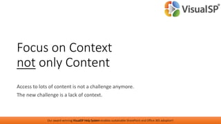 Stop training your end users | PPT