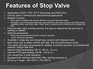 Stop Valve-Types and Working | PPTX