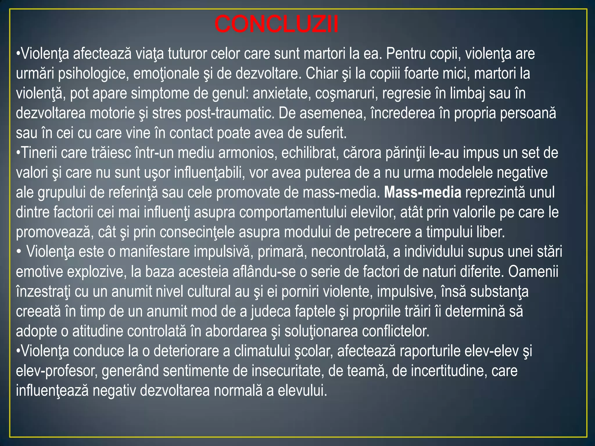 Stop violenta baciu oana clasa a xag | PDF