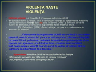 Stop violenta baciu oana clasa a xag | PPT