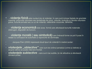 Stop violenta baciu oana clasa a xag | PPT