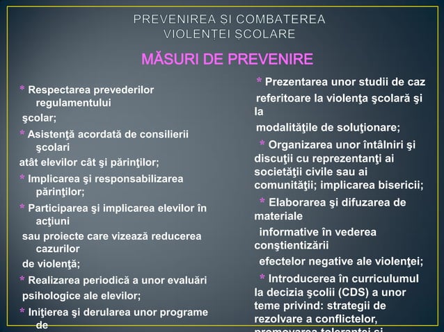 Stop violenta baciu oana clasa a xag | PPT