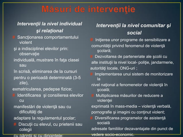 Stop violenta baciu oana clasa a xag | PPT