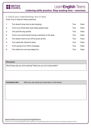 STOP WASTING TIME | PDF