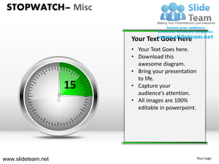 Stopwatch countdown race measure misc powerpoint ppt slides. | PDF