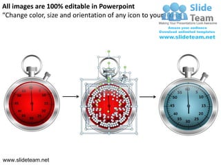 Stopwatch countdown race measure misc powerpoint ppt slides. | PDF